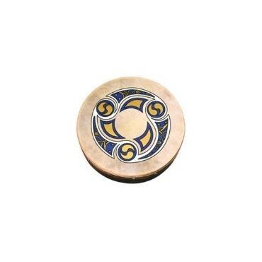 Waltons 8 Inch Irish Bodhran Trinity Bodhran Design Test